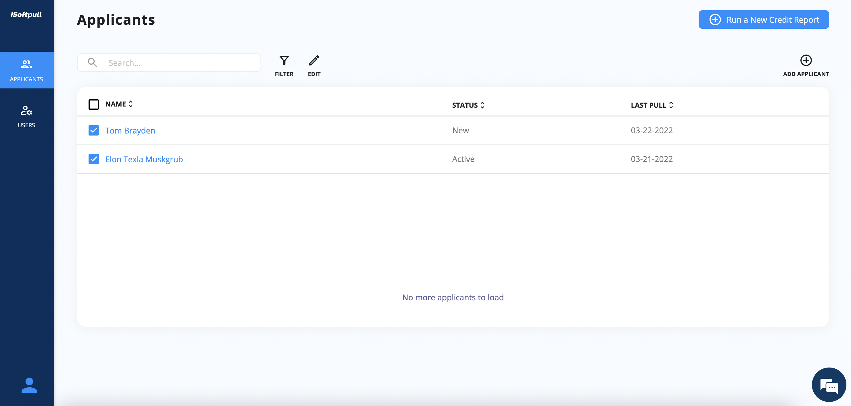 Archiving Applicants | iSoftpull | Credit Reporting Software